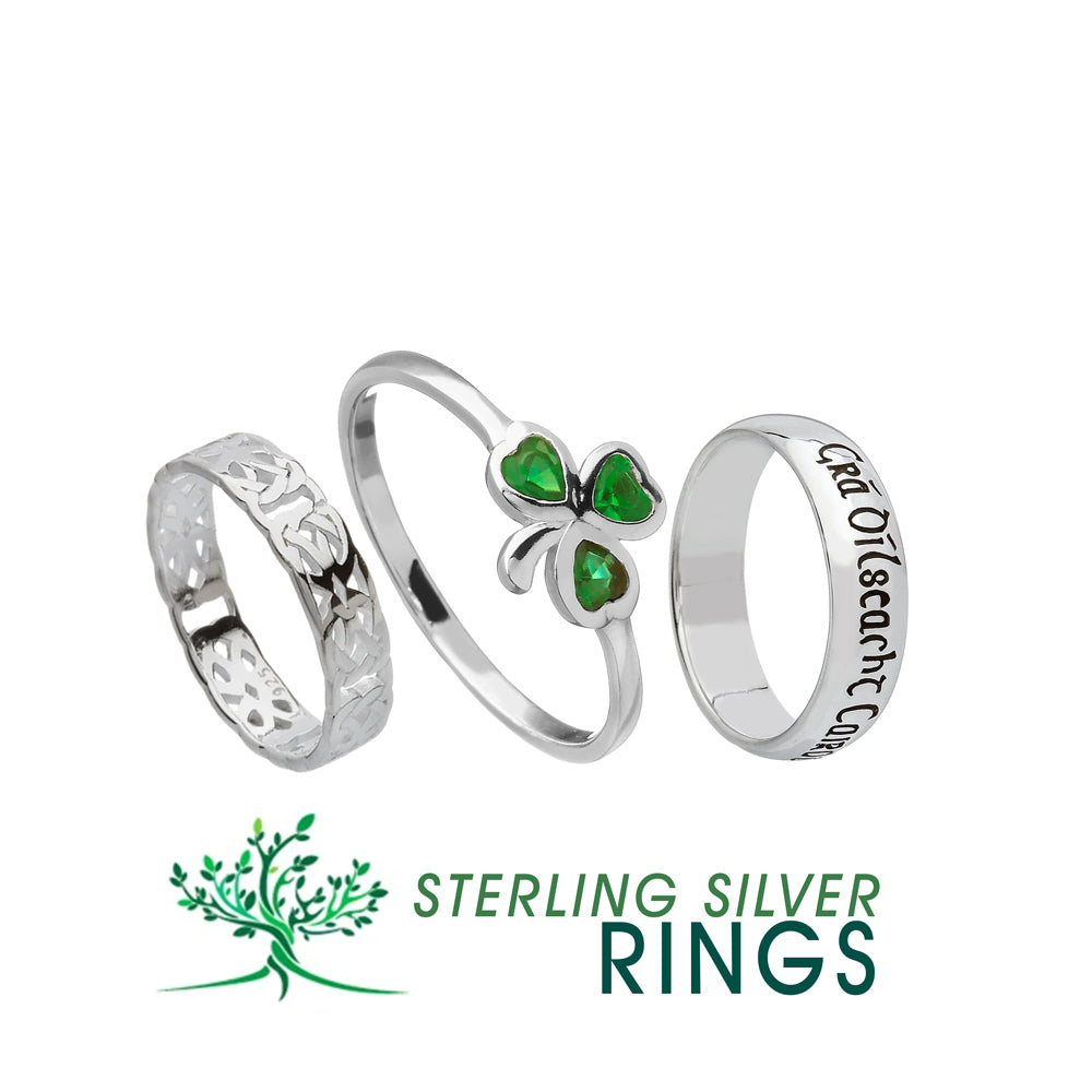 STERLING SILVER RINGS – Woods Celtic Jewellery